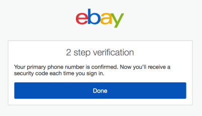 Why is it important to set up 2 step verification on your eBay ...